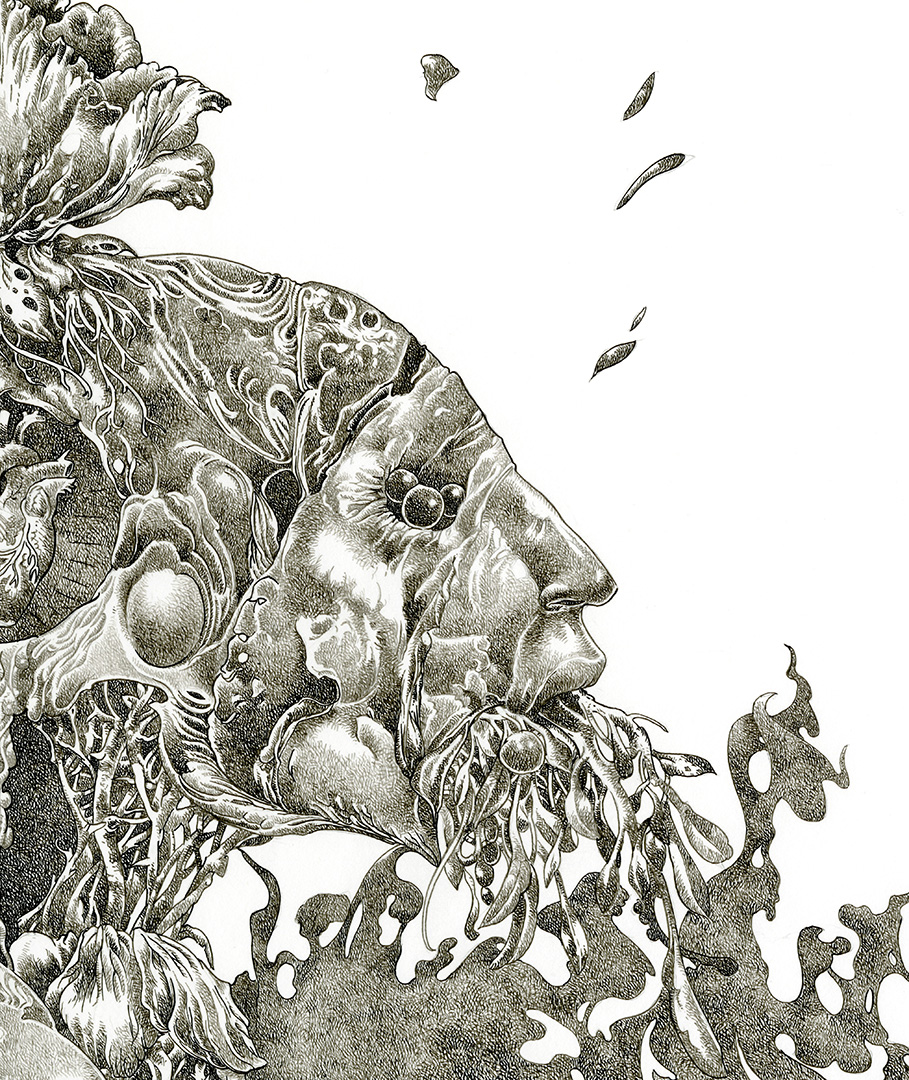 New Drawing: Heart Divided – Richard A. Kirk | Visual Artist | Author